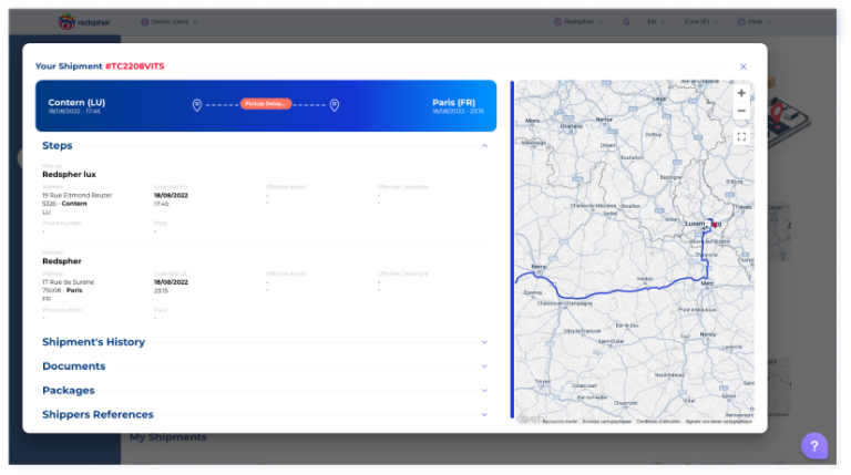 Shipper Portal - Redspher